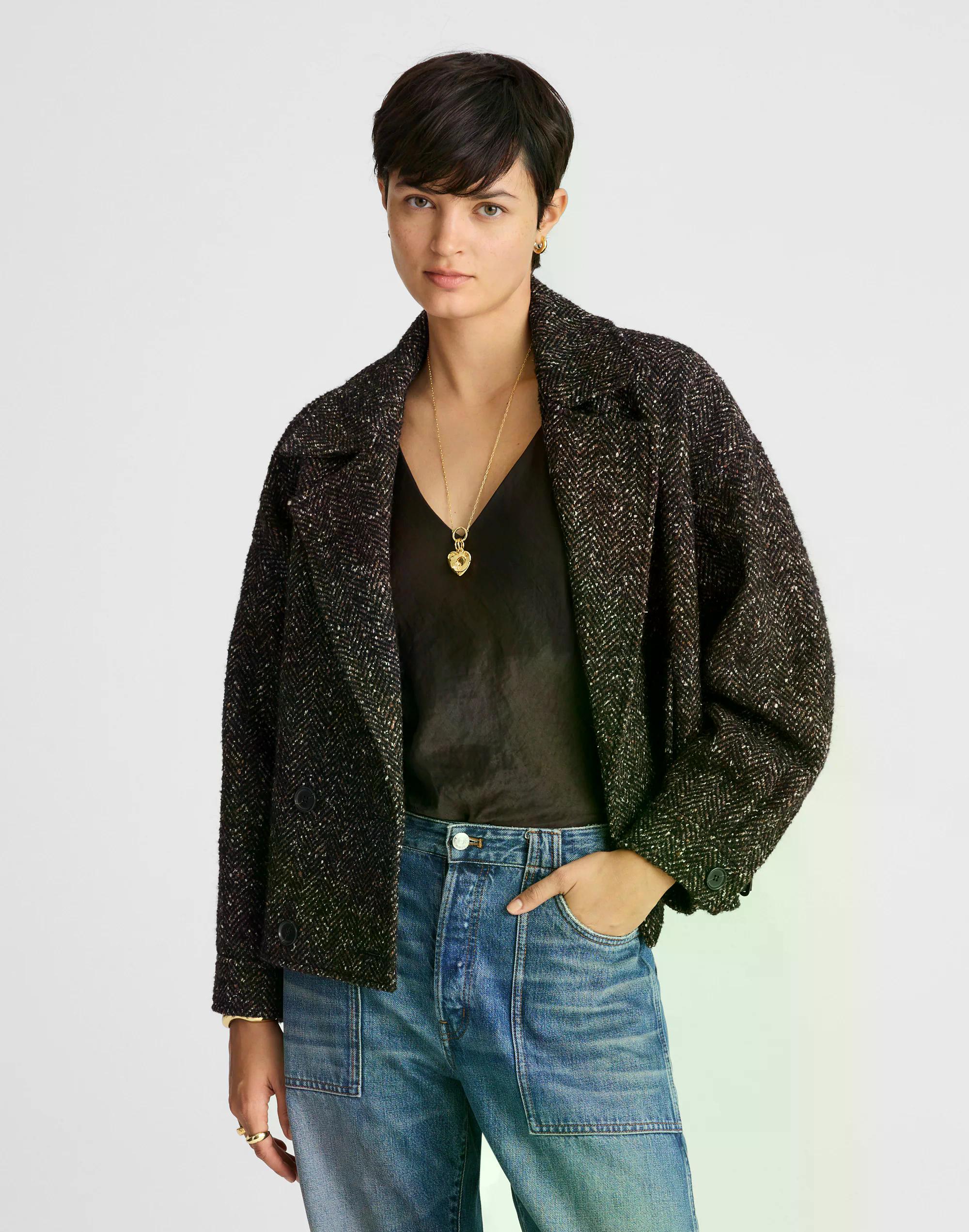 MADEWELL Double-Breasted Peacoat
